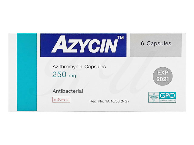 [ジスロマックジェネリック]アジシン250mg,Azycin250mg6tabs の個人輸入代行ならJISA