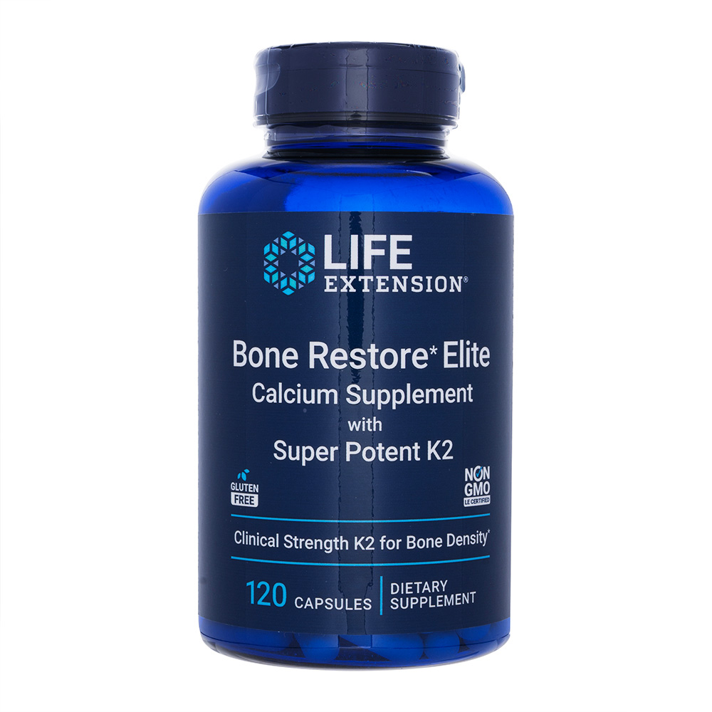 [LIFE EXTENSION]ボーンリストアエリートwithスーパーポテントK2,(LifeExtension) Bone Restore ...