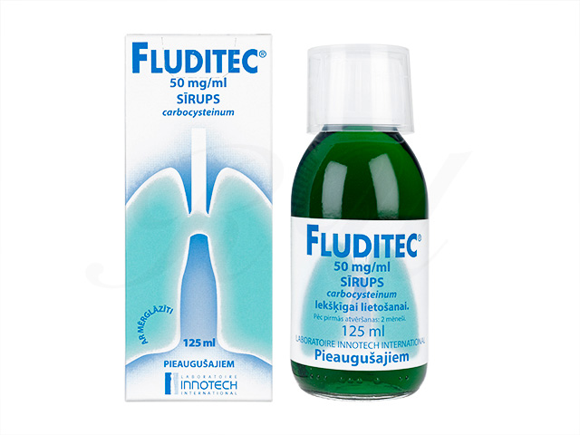 [ムコダインジェネリック]フルディテックシロップ20mg/ml,Fluditec 20mg/ml Sirups 125ml の個人輸入代行ならJISA