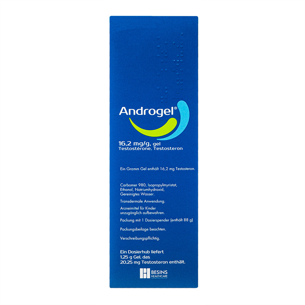 アンドロゲル16.2mg/g,Androgel 16.2mg/g Gel 88g の個人輸入代行ならJISA