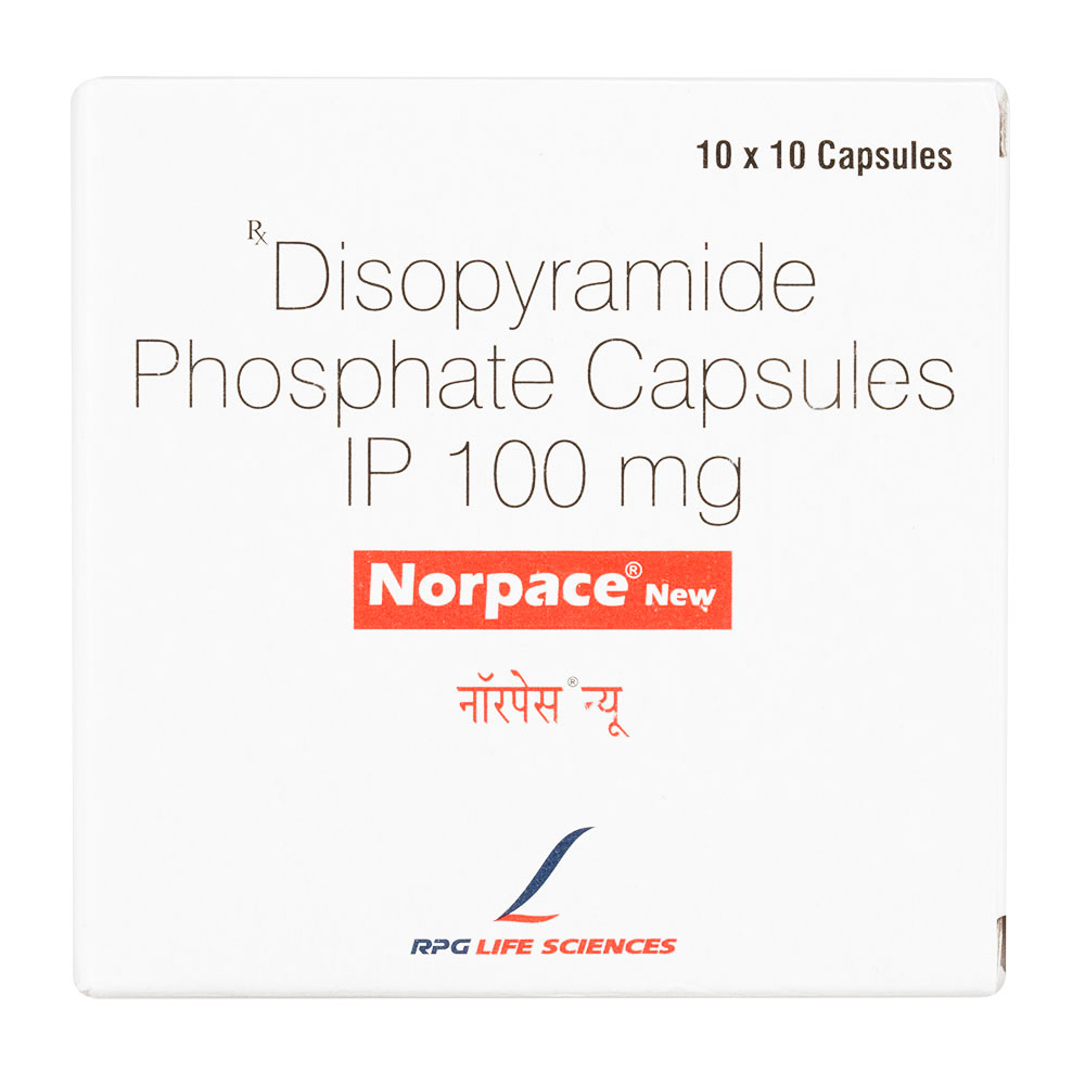 ノルペースニュー100mg,Norpace New 100mg 100caps の個人輸入代行ならJISA